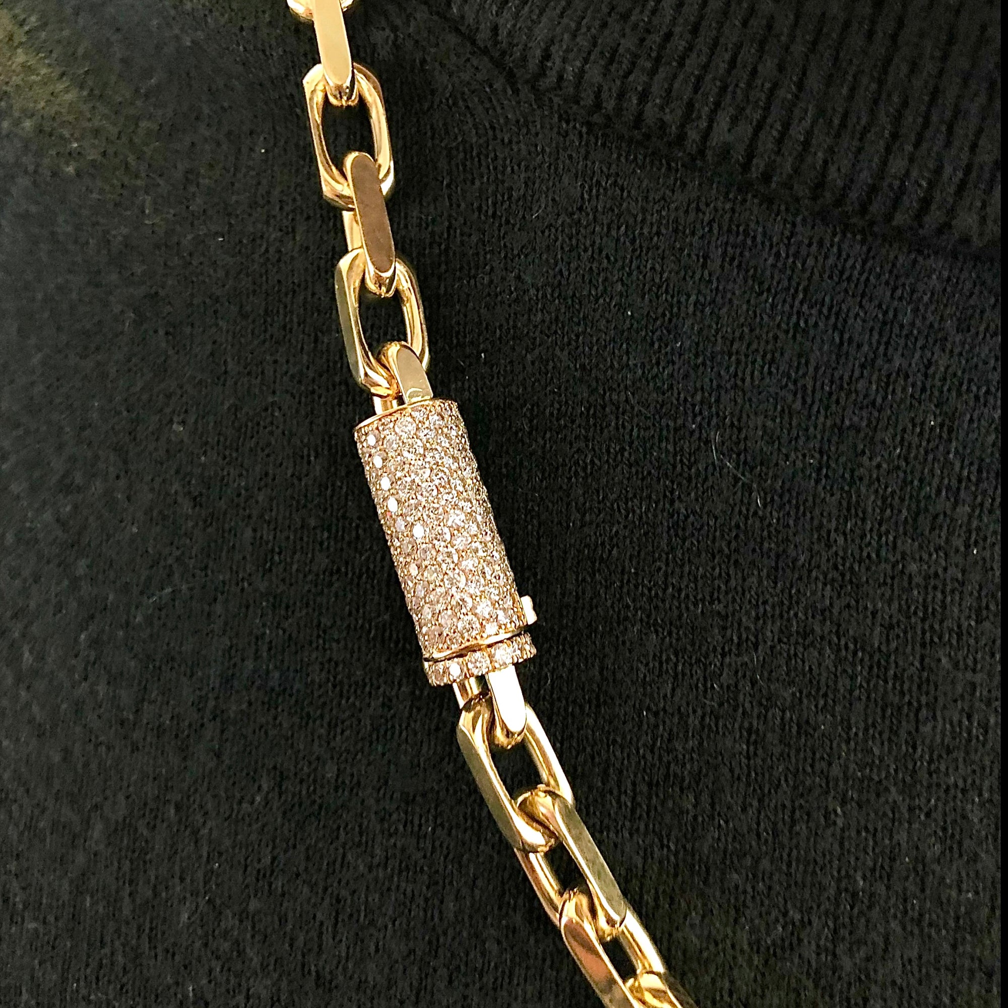 Cable Link x Haniken Big Diamond Lock Chain